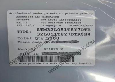 Китай Микроконтроллер STM32L051T8Y7DTR MCU 32-разрядный 32 МГц ARM Cortex-M0+ STM32L0 продается