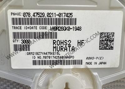 China GRM21BZ7YA475KE15L Integrated Circuit Chip 4.7µF Chip Multilayer Ceramic Capacitors for sale