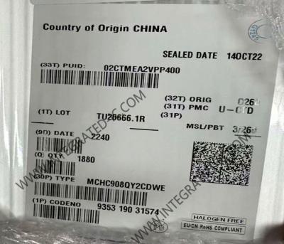 Китай MCHC908QY2CDWE Микроконтроллер MCU Высокопроизводительный 8-битный 8МГц HC08 Микроконтроллер SOIC-16 продается