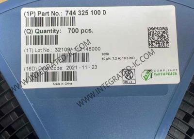 China 7443251000 Integrated Circuit Chip 7.2A 16.3mΩ 10 µH Shielded Wirewound Inductor for sale