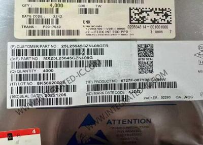 Китай Память IC Chip MX25L25645GZNI-08G 120MHz 256Mbit SPI NOR Флэш-память IC WSON8 продается