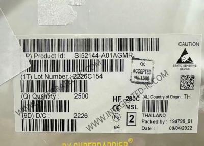 China SI52144-A01AGMR Integrated Circuit Chip PCIe Clock Generator with 4 Output 100 MHz Max Frequency and 25 MHz Input for sale