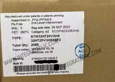 Китай Микроконтроллер MCU STM32H725VGH6 ARM Cortex-M7 MCU с 564 КБ оперативной памяти продается