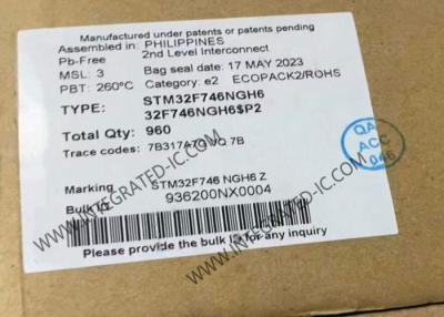 China STM32F746NGH6 Microcontroller MCU Embedded Microcontrollers 216TFBGA Single Core for sale