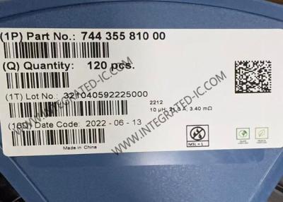 China 74435581000 Integrated Circuit Chip 10µH 21A SMT Flat Wire High Current Inductor for sale