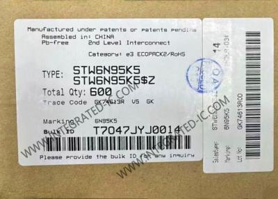 중국 STW6N95K5 집적 회로 칩 950V MDmesh K5 시리즈 N 채널 MOSFET 트랜지스터 판매용