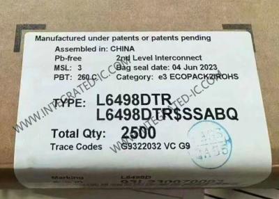 중국 L6498DTR 집적 회로 칩 고전압 하이 및 로우 사이드 2A 게이트 드라이버 판매용