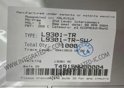 Cina L9301-TR Circuito integrato driver lato basso ottale per automotive con 8 driver, 8 uscite e corrente di uscita di 2,2 A in package PowerSSO-36 in vendita