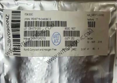 China PEX8716-CA80BCG Ethernet IC 16-Lane 4-Port PCI Express Gen 3 Switch IC for sale