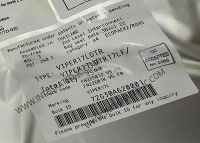 China VIPER17LDTR Integrated Circuit Chip 800V Switching Regulator with 60kHz Frequency and 9W Output Power for Flyback Converters for sale