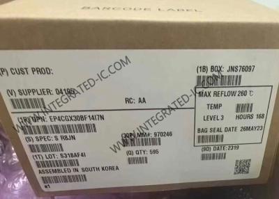 中国 フィールドプログラム可能なゲート配列 EP4CGX30BF14I7N 72 I/O サイクロンIV GX フィールドプログラム可能なゲート配列 IC 販売のため