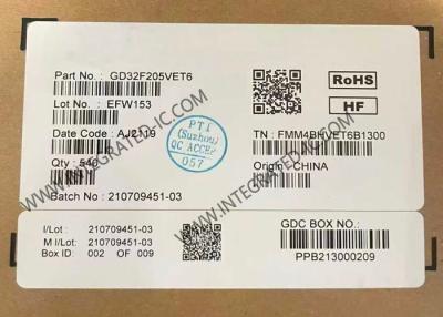 China GD32F205VET6 Microcontroller MCU with LQFP100 Package 120MHz Speed and 512KB Flash GD32F205 Series 32Bit Microcontroller for sale