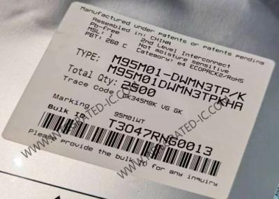 China Geheugen-IC Chip M95M01-DWMN3TP/K 1 Mbit EEPROM Geheugen-IC met hoge snelheidsklok Te koop