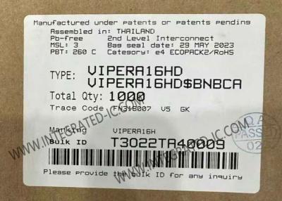 중국 VIPERA16HD 집적 회로 칩, 6W 고전압 컨버터, 800V 애벌런치 내구성 및 60kHz 작동 주파수 판매용