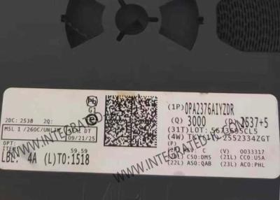 중국 OPA2376AIYZDR 정밀 연산 증폭기, 5.5 MHz 이득 대역폭, 2 V/us 슬루율, 5 uV 입력 오프셋 전압 판매용