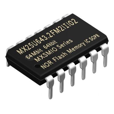 中国 MX25U6432FM2I02 64Mbit NORフラッシュメモリIC、133 MHz SPIインターフェース、SOP8パッケージ 販売のため