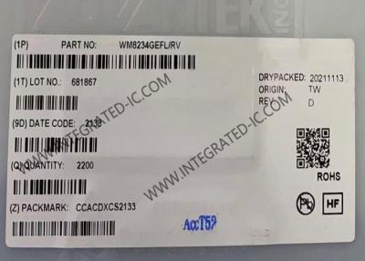 中国 WM8234GEFL/RV 集積回路チップ 16ビットアナログフロントエンドデジタイザIC 6チャンネルAFE 販売のため