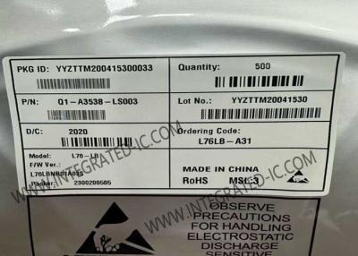 China L76LB-A31 Wireless Communication GNSS Module 2.8V To 4.3V with 33 Tracking Channels and 99 Acquisition Channels for sale