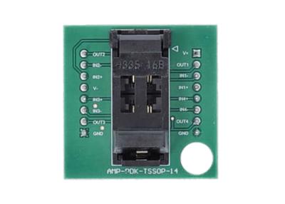 China AMP-PDK-TSSOP-14 Embedded Solutions Quad Channels General Purpose Amplifier Evaluation Board for sale