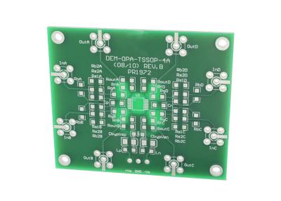 China DEM-OPA-TSSOP-4A Embedded Solutions Quad Channels Operational Amplifier Evaluation Board for sale