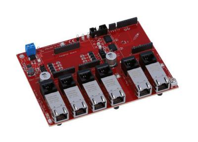 中国 BOOST-PSEMTHR-007 組み込みソリューション マザーボード 8 チャネル PoE PSE コントローラー評価ボード 販売のため