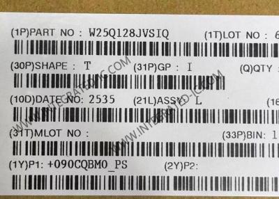 China W25Q128JVSIQ Memory IC Chip 128M-Bit Serial Flash Memory with 3V Dual/Quad SPI and 133 MHz Clock Frequency for sale
