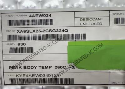 Chine Logique programmable programmable IC du réseau prédiffusé de champ XA6SLX25-2CSG324Q 1080MHz à vendre