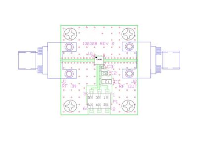 China CMD283C3-EVB Embedded Solutions Broadband MMIC Low Noise Amplifier Evaluation Board for sale