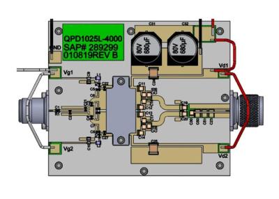 China QPD1025LEVB1 Embedded Solutions 1800W 65V GaN RF Input-Matched Transistor Evaluation Board for sale