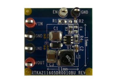 China RTKA211605DR0010BU Embedded Solutions 3.3V 500mA DC/DC Step-Down Regulator Evaluation Board for sale