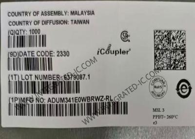 China ADUM341E0WBRWZ 4 Channel Automotive Digital Isolator IC with 5700Vrms Isolation for sale