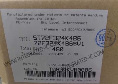 China ST72F324K4B6 8-Bit ST7 Microcontroller MCU with 8MHz Speed 16 kB Flash Memory and 10-bit ADC for sale