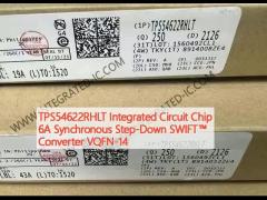 TPS54622RHLT Integrated Circuit Chip 6A Synchronous Step-Down SWIFT™ Converter VQFN-14