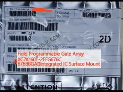 Field Programmable Gate Array XC7K160T-2FFG676C 676BBGA	Integrated IC Surface Mount
