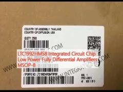 Chipe de circuito integrado LT6370HMS8 Amplificadores de instrumentação de baixo ruído MSOP-8