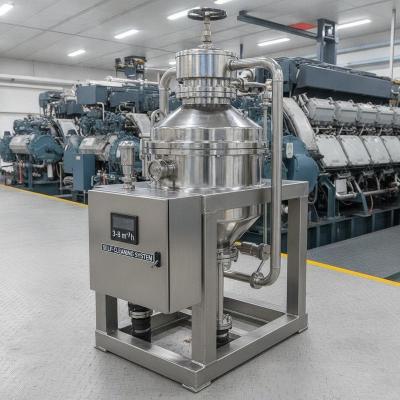 China Marine Lube Oil Purification Disc Stack Separator Diesel Engine Oil Centrifuge 3-8m³/h Self-Cleaning System for sale
