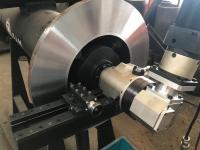 China Inside Mounted Pneumatic Flange Facing Machine 610mm RTJ Flange Water Line Processing for sale