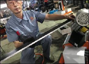 Cina La smussatura tenuta in mano di alta efficienza a macchina liscia l'operazione della stalla di rivestimento in vendita