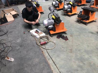 Cina piccola macchina di smussatura di bordo del piatto della Tabella dell'anti ruggine 2800W, piatto Beveler in vendita