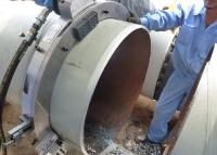 China Separate Two To Half For Narrow Situation Pipe Grooving Machine Cutting High Precision for sale
