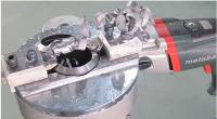 China Cam Type Self Centering Cutting And Beveling Machine High Speed for sale