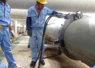中国 取付けられる多機能の冷たい管の切断および斜角が付く機械OD 販売のため