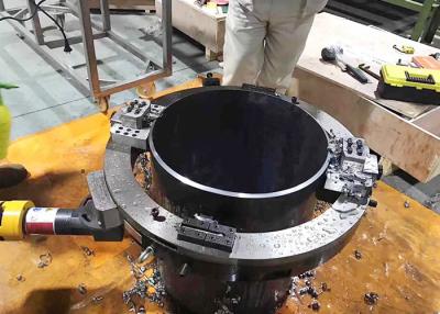 Cina Taglio orizzontale portatile del tubo del CE e struttura spaccata di smussatura dell'attrezzatura in vendita