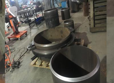 China Het elektrische Gespleten Kader 11r/Min Portable Chamfering Machine van de Pijphoek Te koop