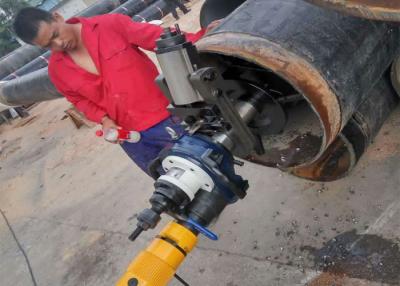 Cina macchina di smussatura 16r/Min Auto Feed del tubo elettrico di 240mm in vendita