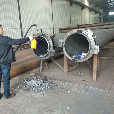 中国 Duplex Stainless Steel Pipe Cutting And Beveling Machine Clamshell Type Pipe Cutter 販売のため