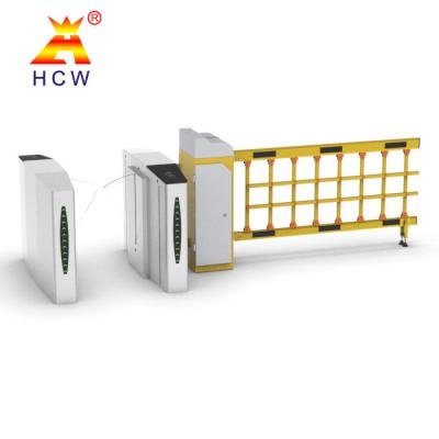 China Automatic RFID Turnstile Gate Pedestrian Temperature Measurement Gate DC Motor DC24V for sale