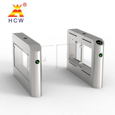 China HCW Speed Gate Turnstile Manufacturer Parque Industrial de controlo remoto direto anti-colisão à venda