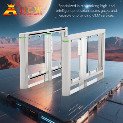 China Glijdende Turnstile 500950mm van de Snelheidspoort de Schommelingsturnstile van Speedlane van de Ingangsbreedte Te koop