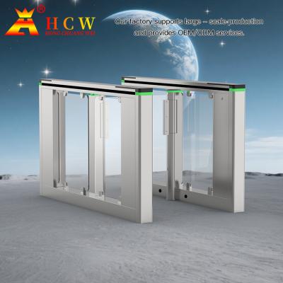 China Servo Motor Barrier Turnstile Gate Pedestrian Security Turnstiles 0.3s High Speed for sale